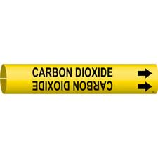Brady Part: 4019-C | 47463 | CARBON DIOXIDE Snap-On Pipe Marker ...