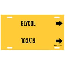 Brady Part: 4068-F | 47720 | GLYCOL Strap-On Pipe Marker | BradyID.com