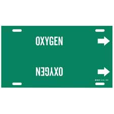 Brady Part: 4106-F | 44852 | OXYGEN Strap-On Pipe Marker | BradyID.com