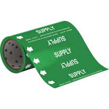 SUPPLY Roll Form Pipe Marker | Brady | BradyID.com