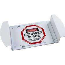 DANGER Confined Space Permit Required For Entry Sign - Brady Part ...