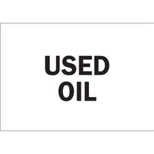 Used Oil Sign | Brady | BradyID.com
