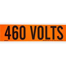 460 Volts Conduit and Voltage Labels | Brady | BradyID.com