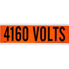 4160 Volts Conduit and Voltage Labels | Brady | BradyID.com