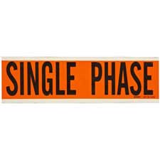 Single Phase Conduit and Voltage Labels | Brady | BradyID.com