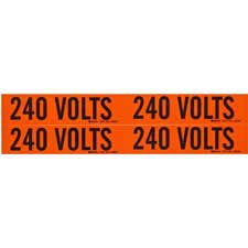 240 Volts Conduit and Voltage Labels - Brady Part: 44210 | Brady ...
