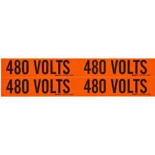 480 Volts Conduit and Voltage Labels - Brady Part: 44215 | Brady ...