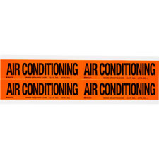 Air Conditioning Conduit and Voltage Labels | Brady | BradyID.com
