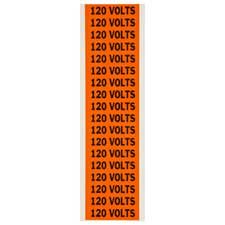 120 Volts Conduit and Voltage Labels - Brady Part: 44304 | Brady ...