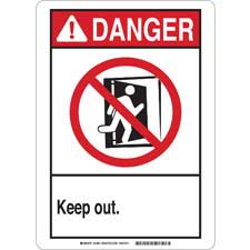 DANGER Keep Out. Sign | Brady | BradyCanada.ca