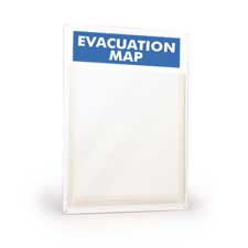 Evacuation Map Display Holder - Brady Part: 45381 | Brady | BradyID.com