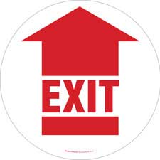 EXIT Anti-Slip Floor Sign - Brady Part: 49060 | Brady | BradyCanada.ca