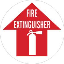 FIRE EXTINGUISHER Anti-Slip Floor Sign - Brady Part: 49064 | Brady ...