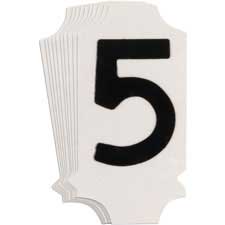 Brady Part: 5010P-5 | 175173 | 1" Black Gothic Font Quik-Align Self ...