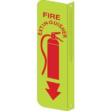 Brady Part: 50692 | L 2-Way View Fire Extinguisher Sign | BradyCanada.ca