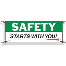 SAFETY Starts With You! Sign - Brady Part: 50907 | Brady | BradyID.com