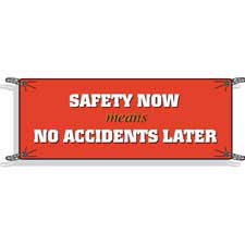 Safety Now Means No Accidents Later Sign - Brady Part: 50909 | Brady ...
