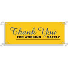 Thank You For Working Safely Sign - Brady Part: 50911 | Brady ...