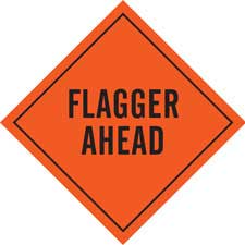 Flagger Ahead Sign - Brady Part: 56791 | Brady | BradyCanada.ca