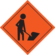 Construction Worker Picto Sign | Brady | BradyID.com