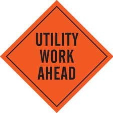 Utility Work Ahead Sign | Brady | BradyID.com