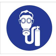 Air Respirator Symbol Labels - Brady Part: 58550 | Brady | BradyID.com