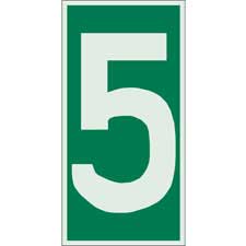 5 Sign - Brady Part: 59307 | Brady | BradyID.com