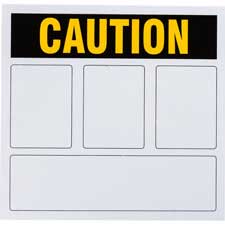 CAUTION Sign - Brady Part: 596-33 | Brady | BradyCanada.ca