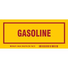 GASOLINE Labels - Brady Part: 60248 | Brady | BradyCanada.ca