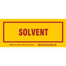SOLVENT Labels - Brady Part: 60254 | Brady | BradyCanada.ca