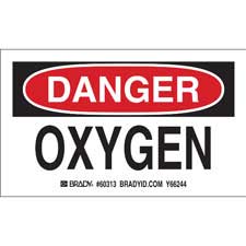 OXYGEN Labels - Brady Part: 60313 | Brady | BradyCanada.ca