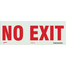No Exit Sign - Brady Part: 62030S | Brady | BradyCanada.ca