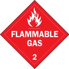 Flammable Gas 2 Sign | Brady | BradyCanada.ca