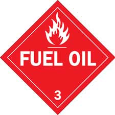 FUEL OIL 3 Sign - Brady Part: 63411 | Brady | BradyID.com