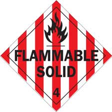 Flammable Solid 4 Sign | Brady | BradyID.com