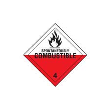 Spontaneously Combustible 4 Sign | Brady | BradyCanada.ca