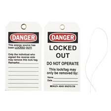 Brady Part: 65455 | Tarjetas de bloqueo - DANGER Locked Out Do Not ...