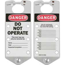 Labeled Lockout Hasps - Brady Part: 65971 | Brady | BradyID.com.sg