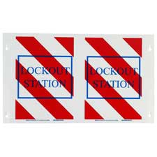 Lockout Station Sign - Brady Part: 66328 | Brady | BradyCanada.ca