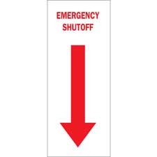 Emergency Shutoff Sign | Brady | BradyCanada.ca