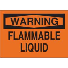 WARNING Flammable Liquid Sign | Brady | BradyID.com