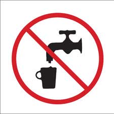 Unsafe To Drink Picto Sign | Brady | BradyID.com