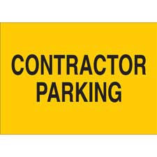Contractor Parking Sign | Brady | BradyCanada.ca