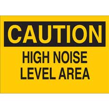 CAUTION High Noise Level Area Sign | Brady | BradyID.com