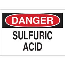 DANGER Sulfuric Acid Sign | Brady | BradyCanada.ca