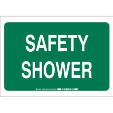 Safety Shower Sign | Brady | BradyCanada.ca