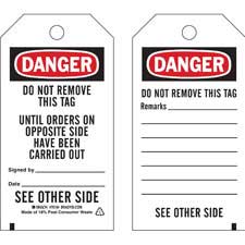 Tags: DANGER: DO NOT REMOVE THIS TAG UNTIL ORDERS ON THE OPPOSITE SIDE ...