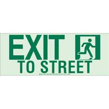 Exit To Street Sign | Brady | BradyIndia.co.in