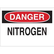 DANGER Nitrogen Sign | Brady | BradyID.com