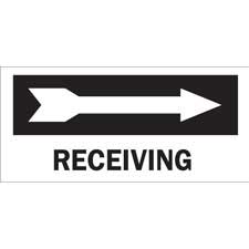 Brady Part: 41033 | Receiving Sign | BradyID.com